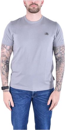 Moose Knuckles Homme, Tops, Gris, Taille: M Crescent T-shirt