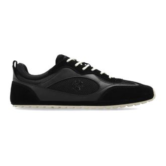 Tory Burch Femme, Chaussures, Noir, Taille: 37 1/2 EU Baskets en cuir Field