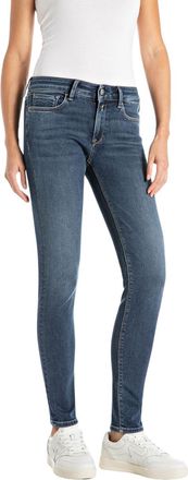 Replay Damen Jeans New Luz Power Stretch, Dark Blue 007 (Blau), 28W/30L
