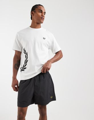 Fred Perry Tennis Performance - Tennis-Shorts in Schwarz mit Logo