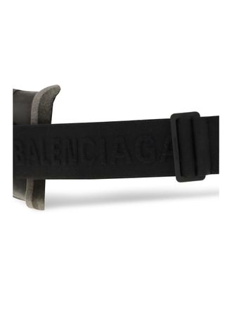 Balenciaga Mens Ski Mask Sunglasses Black Polyamide