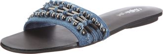 Buffalo London 310-6966 Denim Blue 117943, Damen, Sandalen/Fashion-Sandalen, Blau (Blue), EU 36