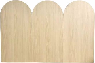 Generic Kurzer Paravent, 3-teiliger Kurzer Aus Holz, Faltbare Dekorative Trennwand, for Das Schulheim, Kindergarten, B&uuml;ro(Color 1)