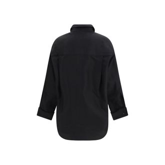 Balenciaga Womens Black Cotton Shirt