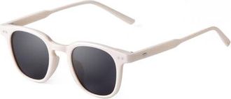 Generic Lunettes de soleil rondes classiques vintage à rivets pour femmes hommes rétro tendance verres jaunes oeil de chat, C5, Taille unique