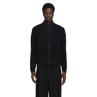 Giorgio Armani Virgin Wool Blend Cardigan