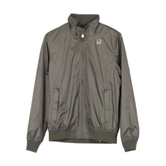 K-Way High Neck Zip Jacket - - Jackets - Herren - Grau - M