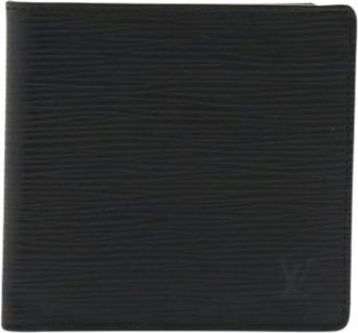 Louis Vuitton Portefeuille court en cuir Epi Pre-owned - Homme - Pre-owned - Noir - Taille: ONE Size