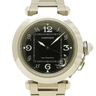 Cartier Pre-owned Acier inoxydable montres - Femme - Pre-owned - Noir - Taille: ONE Size