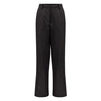 Maison Margiela Single-stitch Logo Flared Hosen - - Trousers - Damen - Schwarzk - XS