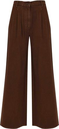 Max Mara Casual Hose - Dunkelbraun