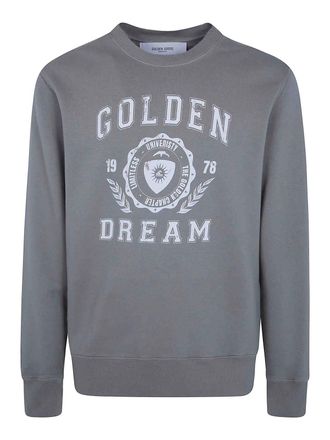 Golden Goose Pull Col Rond - Vert