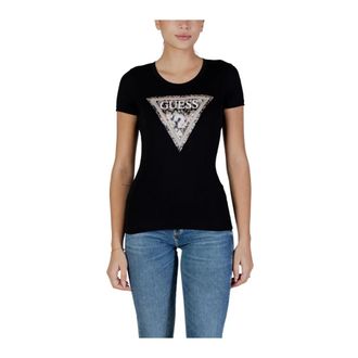 Guess Damen, Oberteile, Schwarzk, SGr&ouml;&szlig;e