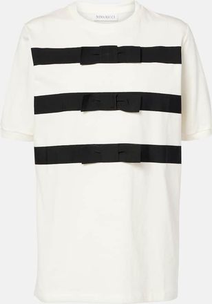 Nina Ricci T-Shirt aus Baumwoll-Jersey