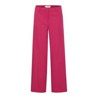 Ichi Ihlexi Wide PA Hose - - Trousers - Damen - Rosa - S