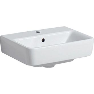 Keramag Keramag - Geberit Renova Plan, Handwaschbecken, 45x34 cm, 1 Hahnloch, mit