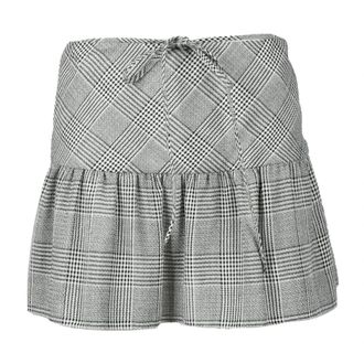 Alessandra Rich Eleganter Wollrock Gonna - - Skirts - Damen - Grau - XS