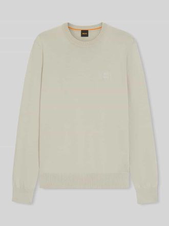 Boss Orange by Hugo Boss Regular Fit Pullover aus Baumwoll-Kaschmir-Mix Modell Kanovano_S