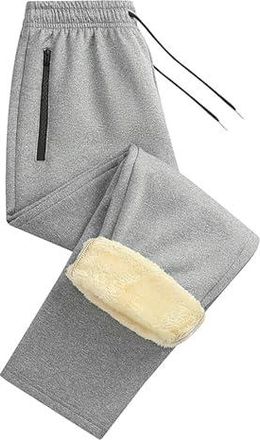 Generic Pantalon de jogging pour homme - Pantalon de jogging d&eacute;contract&eacute; avec doublure en polaire et int&eacute;rieur doux - Coupe confortable - V&ecirc;tement de sport po