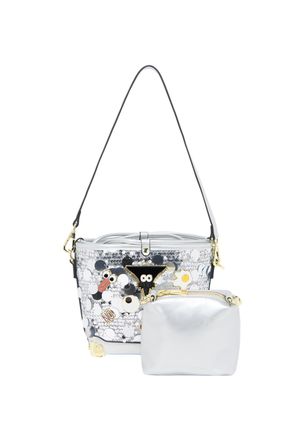 Mymo Beuteltasche Beuteltasche Frauen Silber