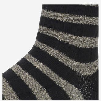 ANT45 Womens Cotton Blend Dublin Socks Black