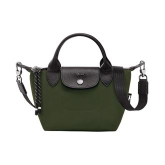 Longchamp Sac bandouli&egrave;re avec plaque Triomphe - Femme - Sacs - Vert - Taille: ONE Size
