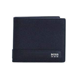 HUGO BOSS Portemonnaie aus Saffiano-Leder - - Accessories - Herren - Blau - ONE SIZE