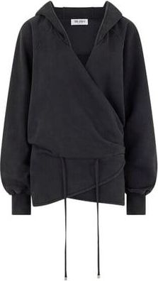 The Attico Robe courte hoodie en coton