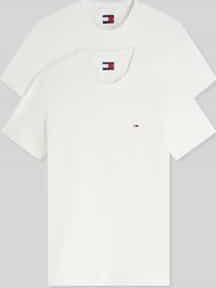 Tommy Jeans Slim Fit T-Shirts aus reiner Baumwolle im 2er-Pack