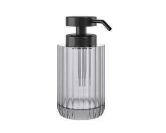 Cosmic Lido Seifenspender f&uuml;r das Badezimmer mit Elegantem und Rundem Design. Spender f&uuml;r Badezimmer und K&uuml;che aus Glas. Nachf&uuml;llbares Zubeh&ouml;r mit 300 ml in 