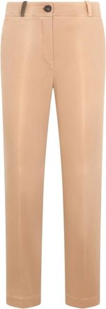 PESERICO Femme, Pantalons, Beige, Taille: 50 FR Pantalons