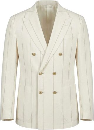 Eleventy Homme, Vestes, Blanc, Taille: 2XL M75Giak10 Blazer