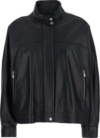 Pinko Pinko, Femme, Vestes, Noir, Taille: 36 FR Blouson Jacket