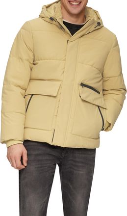 QS by s.Oliver Gesteppte Winterjacke mit Kapuze und Innenkragen