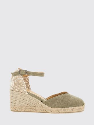 Castaner Chiarita Canvas-Espadrilles mit runder Zehenpartie und mittlerem Keilabsatz