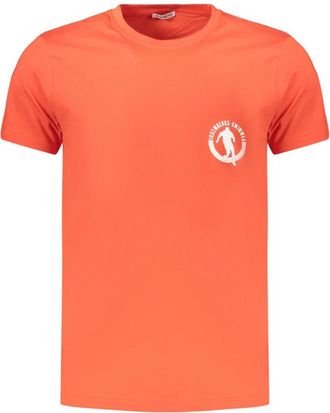 Dirk Bikkembergs Pupino Kurzarm-T-Shirt - - Tops - Herren - Orange - 2XL