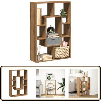 vidaXL vidaXL Bücherregal Artisan-Eiche 63x20x90 cm Holzwerkstoff