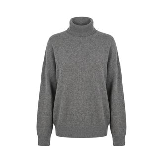 Brunello Cucinelli Roll Neck Kaschmir Pullover - - Knitwear - Damen - Grau - M
