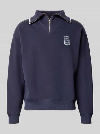 Lacoste Loose Fit Troyer aus Baumwoll-Mix Model Tennisc