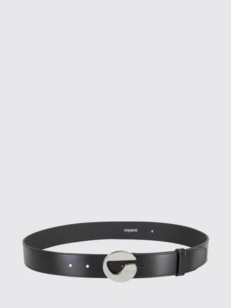 Coperni Ceinture en cuir avec boucle monogramme m&eacute;tallique r&eacute;glable
