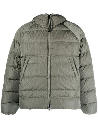 C.P. Company doudoune Eco-Chrome R &agrave; capuche - Vert