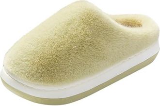 Generic Chaussons Femme Claquette Chausson Femmes Chauds Womens Spring And Autumn Winter Couple Cotton Slippers Indoor Home Cotton Slippers Warm Non Wear And 