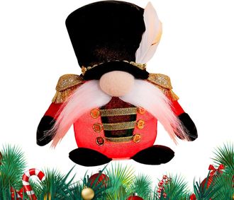 Generico Leuchten Sie Weihnachten GNOME | LED Stehende Soldat Weihnachtsknors | Urlaubsvorr&auml;te f&uuml;r Herbst Thanksgiving Au&szlig;erhalb Der Front Apartment -Schlafs&auml;u