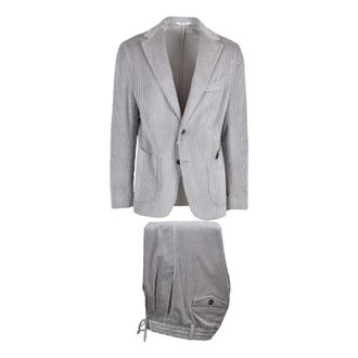 Eleventy Corduroy Suit - - Suits - Herren - Grau - XL