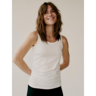 b.young Top 802894 Wei&szlig; Regular Fit