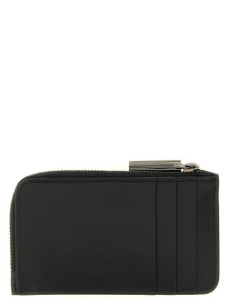 Christian Louboutin Calfskin Leather Card Case - Black