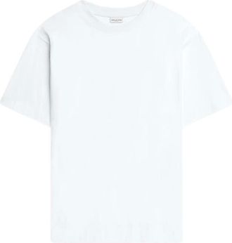 Dries Van Noten Homme, Tops, Blanc, Taille: XL Cotton T-Shirt