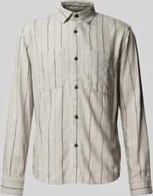 Tom Tailor Denim Relaxed Fit Freizeithemd aus Viskose-Mix mit Leinen