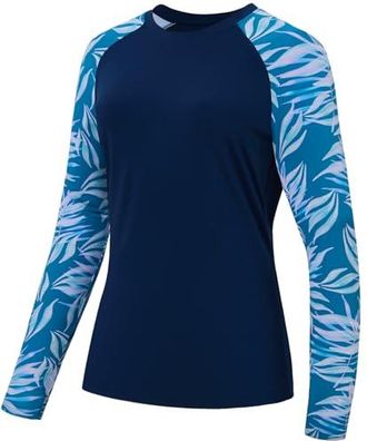 Bassdash T-Shirt de Protection Solaire UV UPF 50+ pour Femme à Manches Longues pour la pêche, la randonnée, la Performance