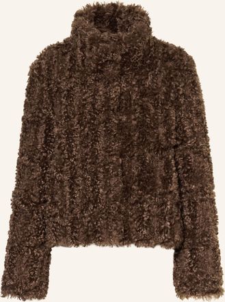 Lilienfels Lilienfels Kunstfell-Jacke braun